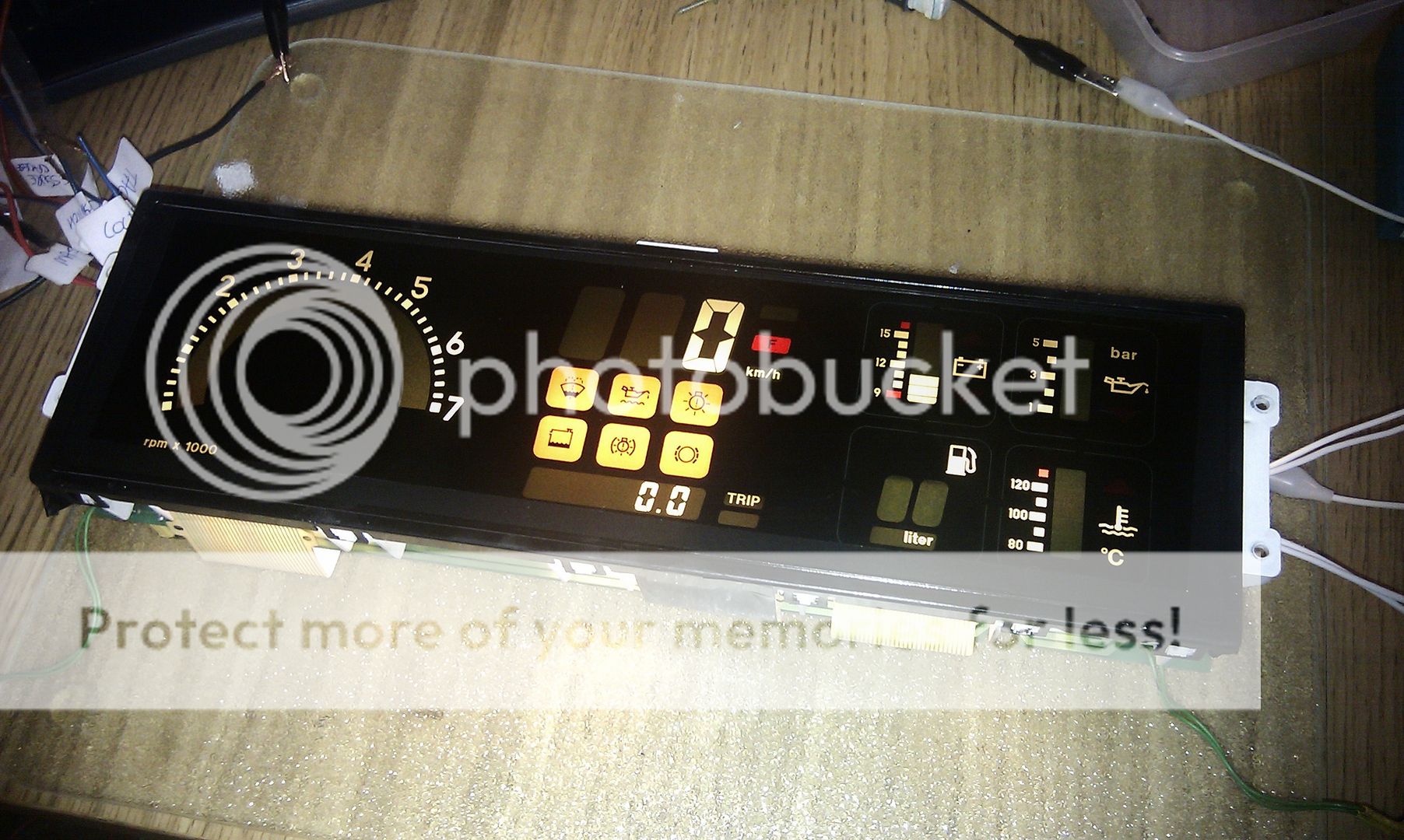 Imported Senator B LCD Dash into MK2 Cav | Vauxhall Owners Forum