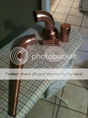 My new mini thumper pot still head....Tic Tock - Home Distiller